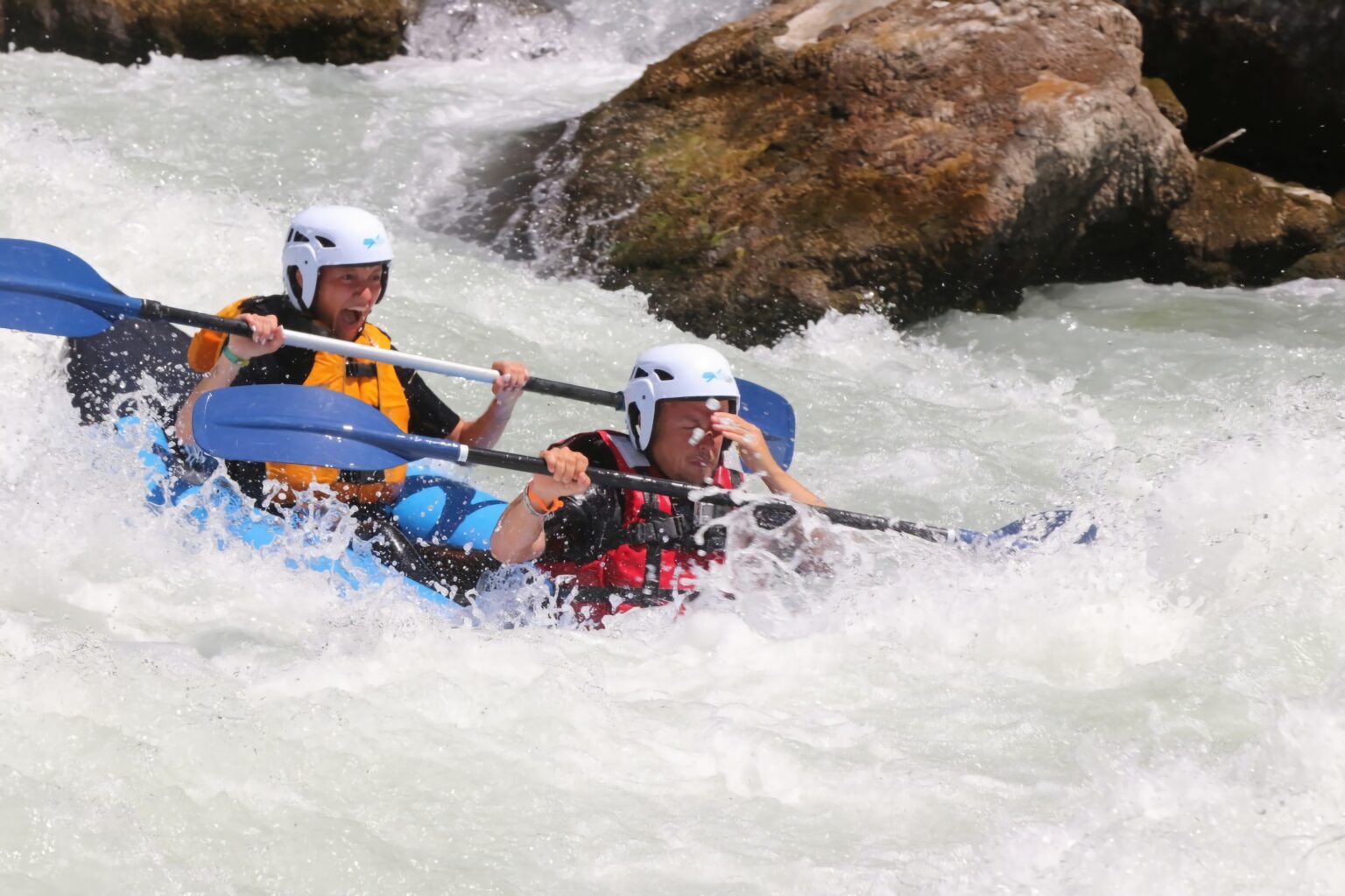 Canoë Embrun Durance - De Bleu à Blanc