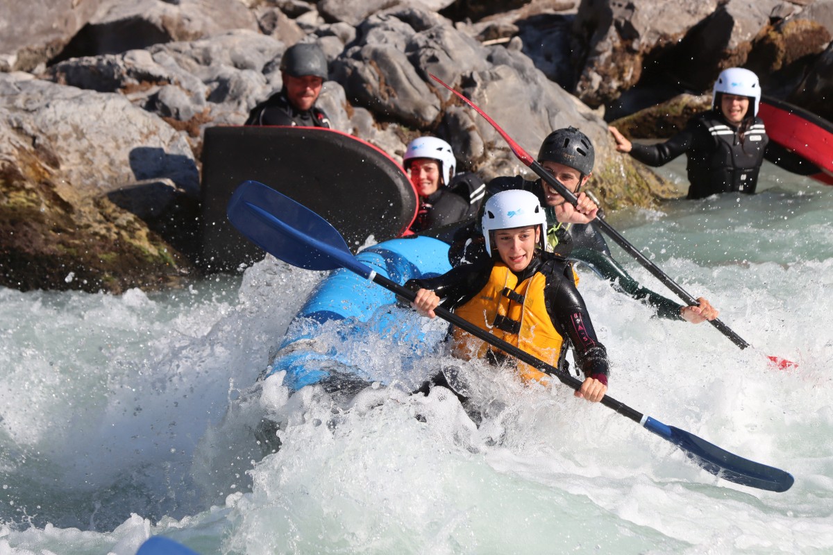 Canoë Embrun Durance - De Bleu à Blanc